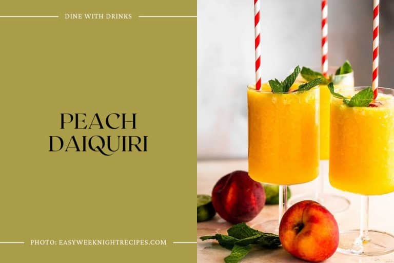 18 White Peach Cocktails to Sip Your Way into Summer Bliss | DineWithDrinks
