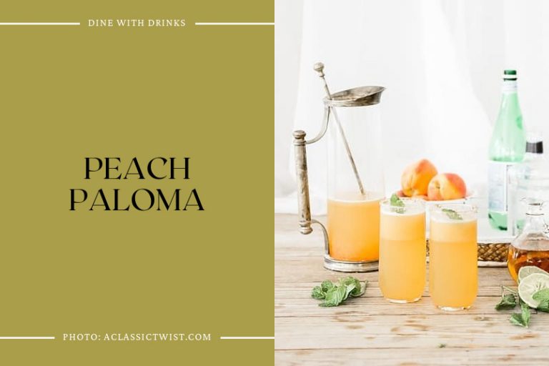 15 Peach Puree Cocktails That Will Make You Sip & Smile! | DineWithDrinks
