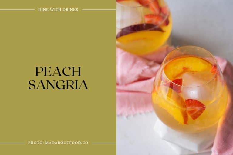 18 White Peach Cocktails to Sip Your Way into Summer Bliss | DineWithDrinks