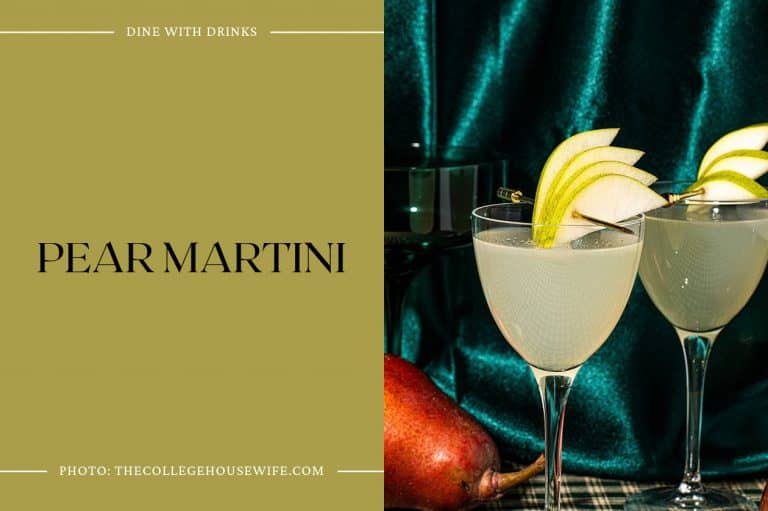 24 Pear Vodka Cocktails That'll Shake Up Your World! | DineWithDrinks