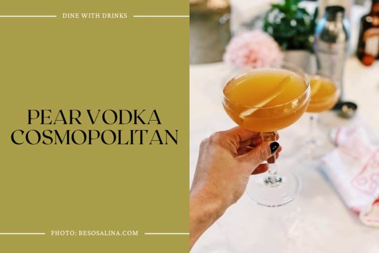 24 Pear Vodka Cocktails That'll Shake Up Your World! | DineWithDrinks