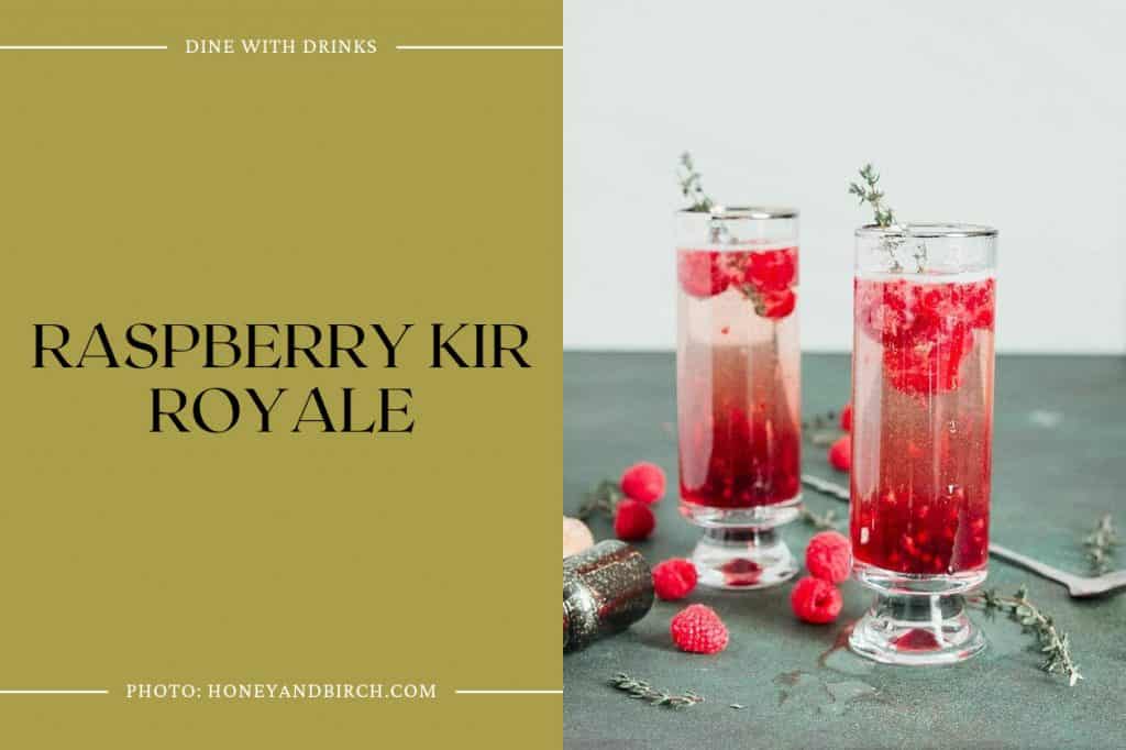 20 Champagne Raspberry Cocktails to Sip in Style! | DineWithDrinks