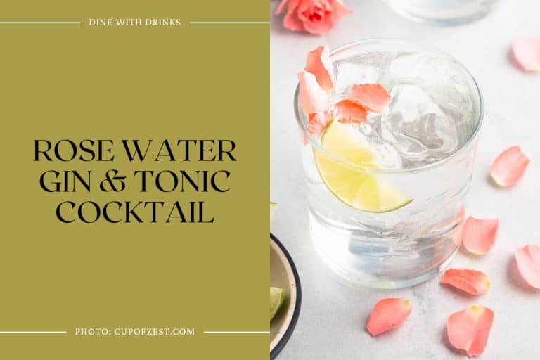20 Rose Water Cocktails to Sip in Style | DineWithDrinks