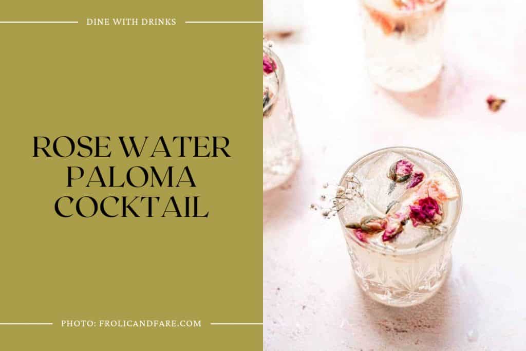 20 Rose Water Cocktails to Sip in Style | DineWithDrinks