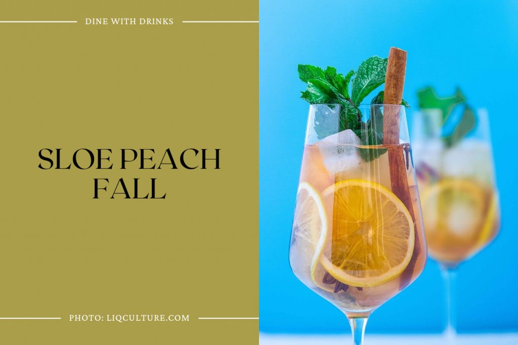 12 Peach Fall Cocktails to Sip the Season Away! | DineWithDrinks