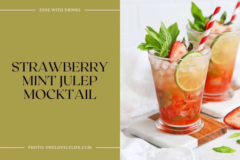 33 Strawberry Mint Cocktails That Will Freshen Up Your Party! | DineWithDrinks