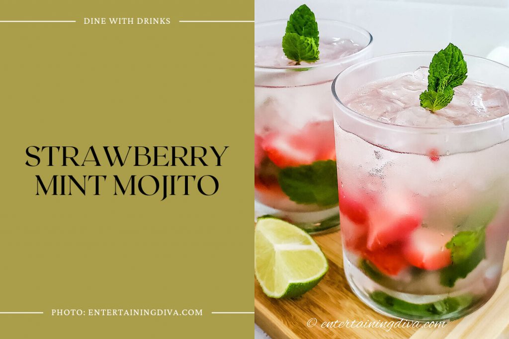 33 Strawberry Mint Cocktails That Will Freshen Up Your Party! | DineWithDrinks