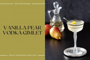 24 Pear Vodka Cocktails That'll Shake Up Your World! | DineWithDrinks