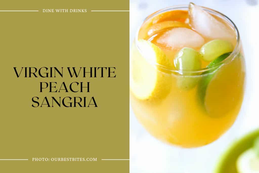 18 White Peach Cocktails to Sip Your Way into Summer Bliss | DineWithDrinks