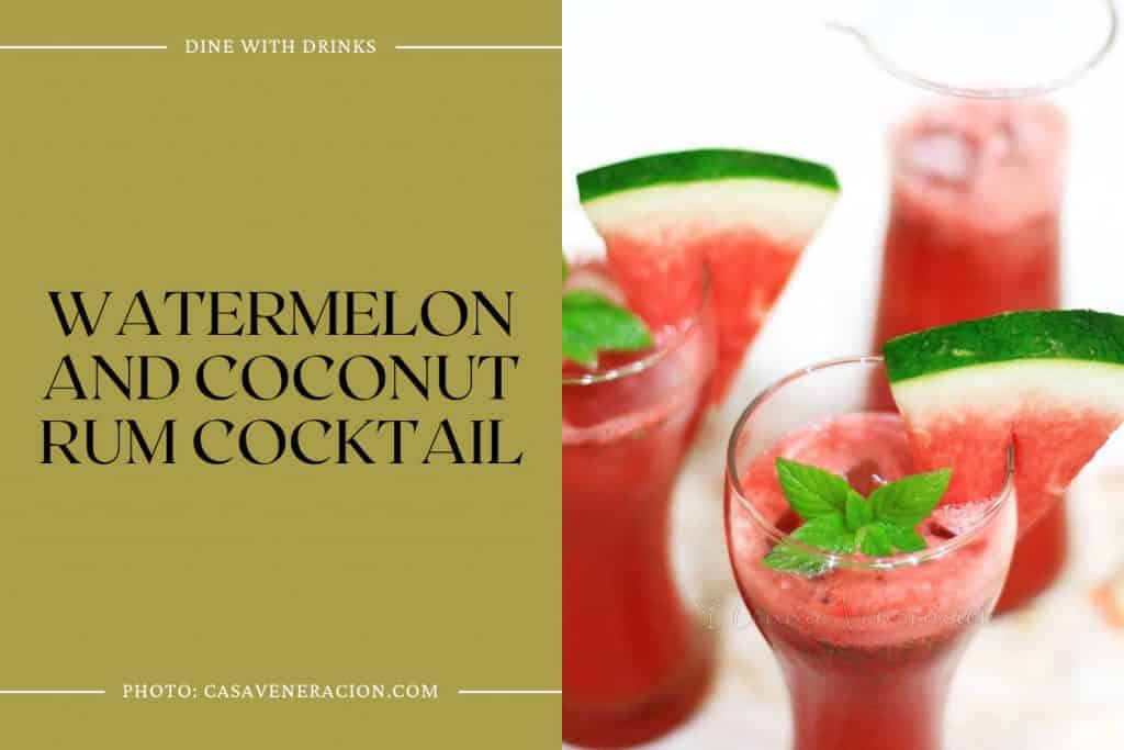 22 Best Watermelon Mint Cocktails | DineWithDrinks