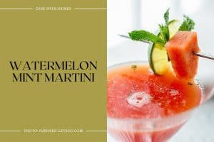 22 Best Watermelon Mint Cocktails | DineWithDrinks