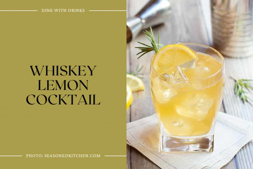 28 Bourbon and Lemon Cocktails to add zest to your nights! | DineWithDrinks