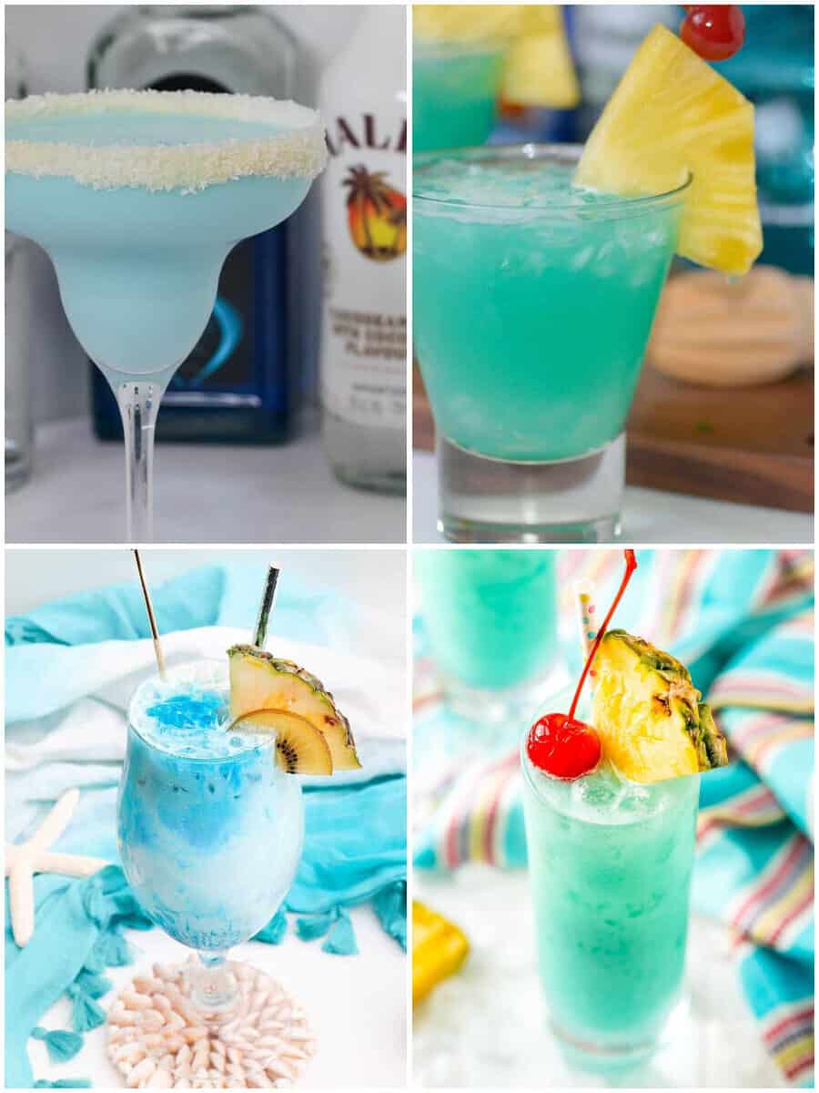 12 Blue Rum Cocktails to Transport You to a Tropical Beach
