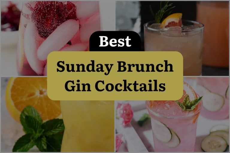 18 Sunday Brunch Gin Cocktails to Kickstart Your Weekend! | DineWithDrinks
