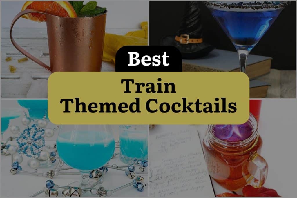 25 Train Themed Cocktails to Keep Your Tastebuds on Track! | DineWithDrinks