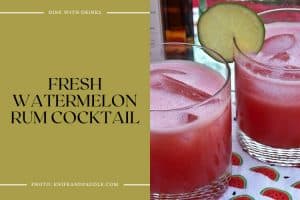 21 Watermelon Rum Cocktails to Sip on All Summer Long! | DineWithDrinks