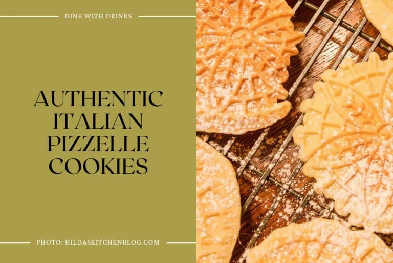 20 Pizzelle Recipes That'll Make Your Taste Buds Dance! | DineWithDrinks
