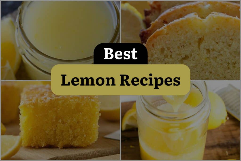 24 Lemon Recipes to Zest Up Your Life! | DineWithDrinks