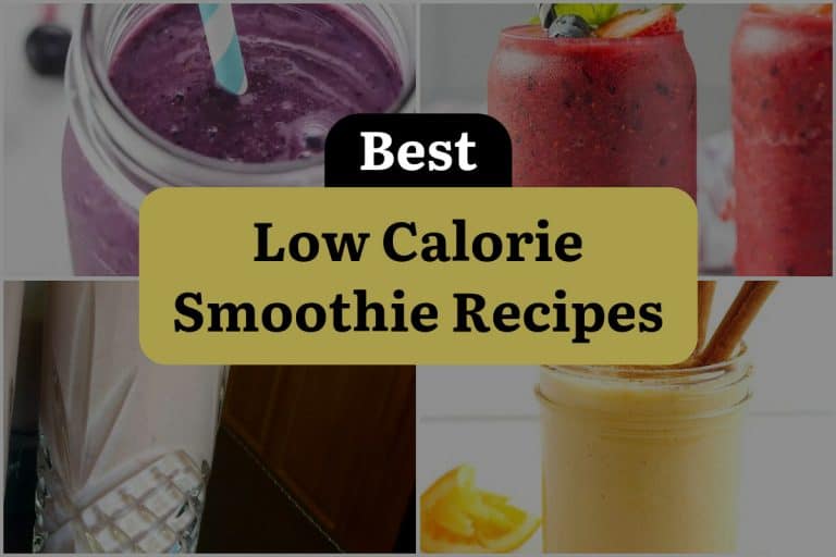 25 Low Calorie Smoothie Recipes to Sip and Slim Down! | DineWithDrinks