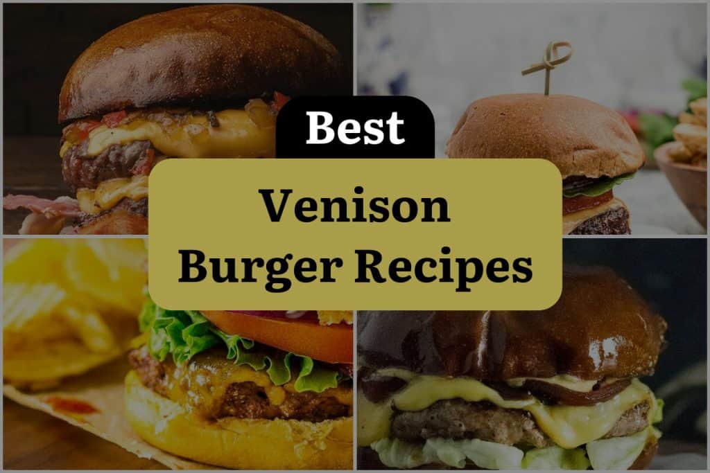 21 Venison Burger Recipes that Will Make You Drool! | DineWithDrinks