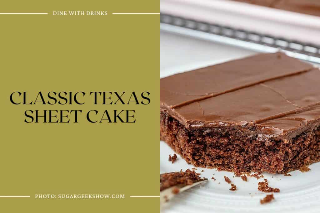 37 Texas Sheet Cake Recipes to Satisfy Your Sweet Tooth! | DineWithDrinks