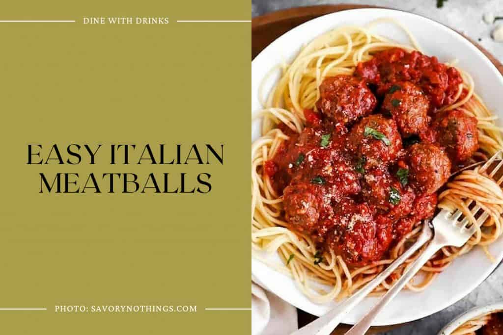 18 Italian Meatball Recipes: Spaghetti's Tasty Sidekick! | DineWithDrinks