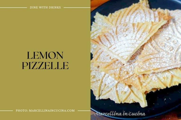20 Pizzelle Recipes That'll Make Your Taste Buds Dance! | DineWithDrinks