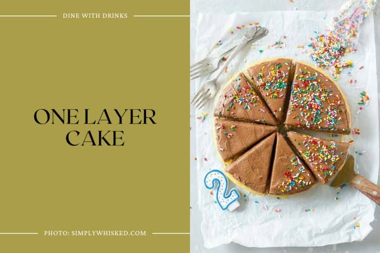 18 Single Layer Cake Recipes that Take the Cake! | DineWithDrinks
