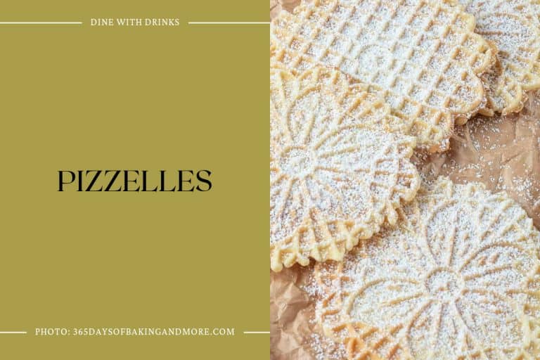 20 Pizzelle Recipes That'll Make Your Taste Buds Dance! | DineWithDrinks