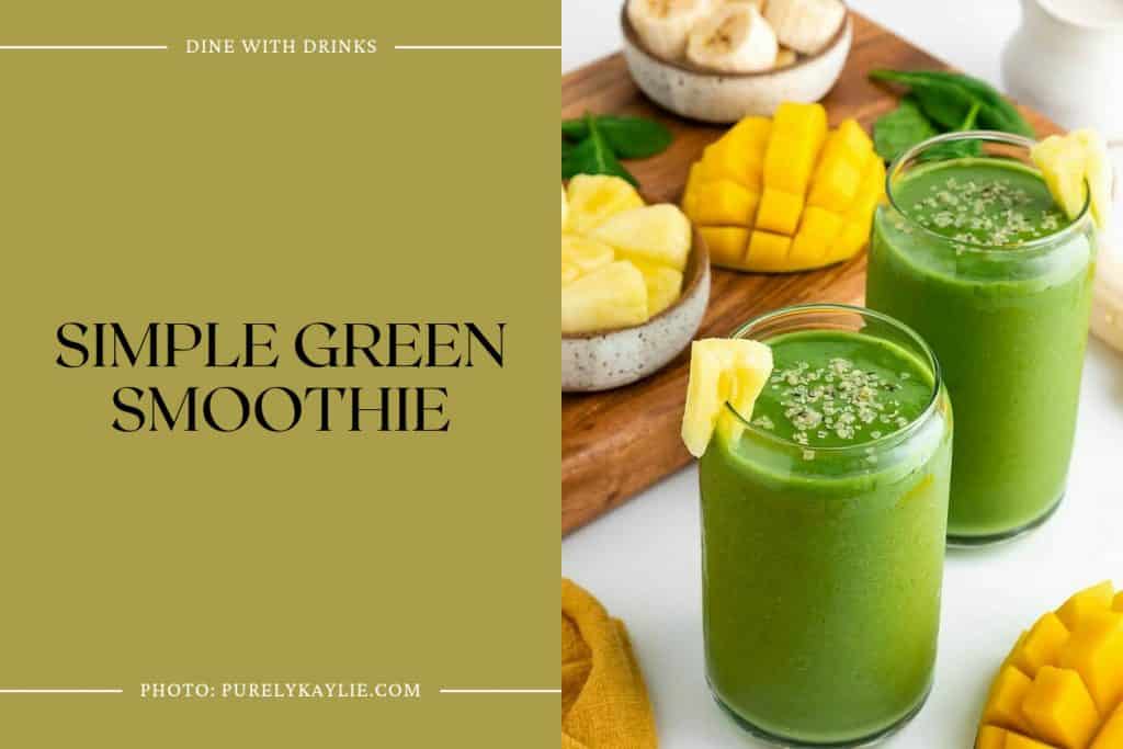 35 Green Smoothie Recipes to Supercharge Your Day! | DineWithDrinks