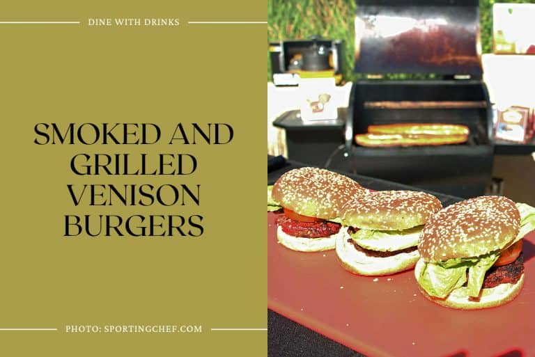 21 Venison Burger Recipes that Will Make You Drool! | DineWithDrinks
