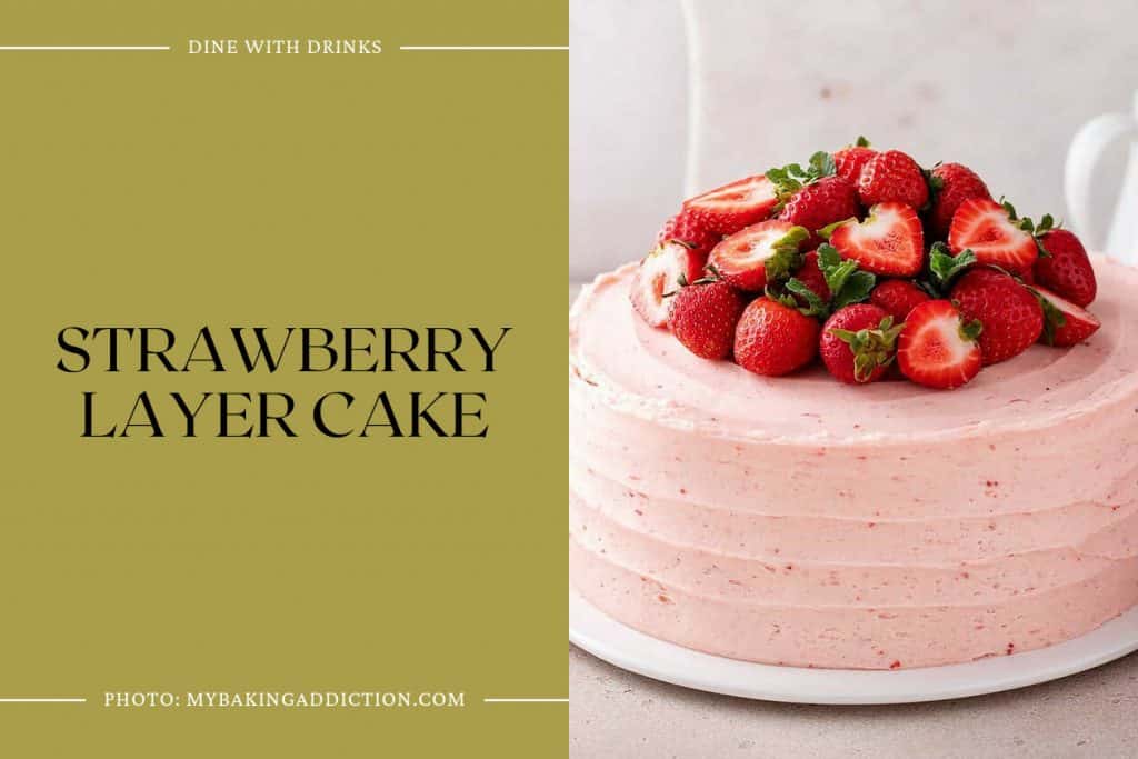 18 Single Layer Cake Recipes that Take the Cake! | DineWithDrinks