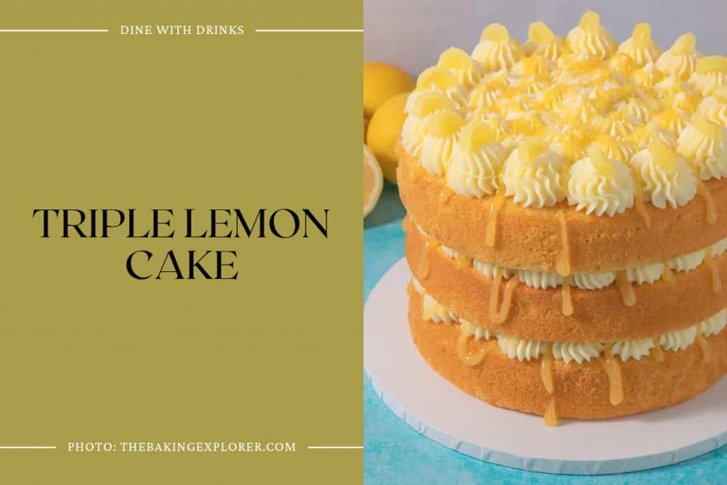 19 Lemon Cake Recipes That'll Make Your Taste Buds Zing! | DineWithDrinks