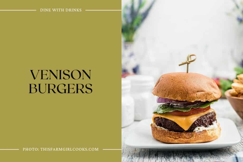 21 Venison Burger Recipes that Will Make You Drool! | DineWithDrinks