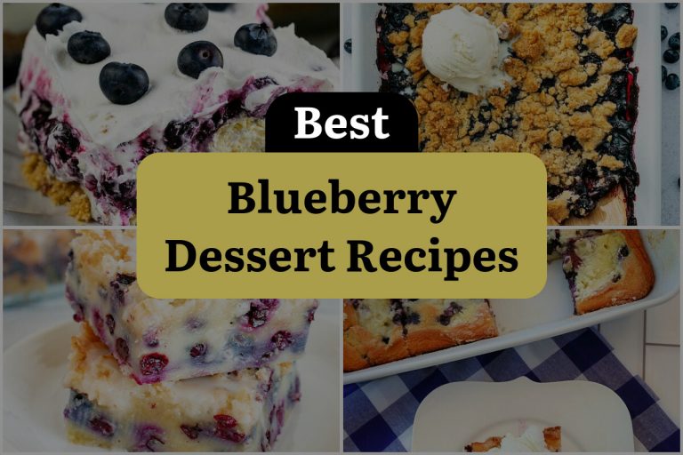 25 Blueberry Dessert Recipes to Satisfy Your Sweet Tooth | DineWithDrinks