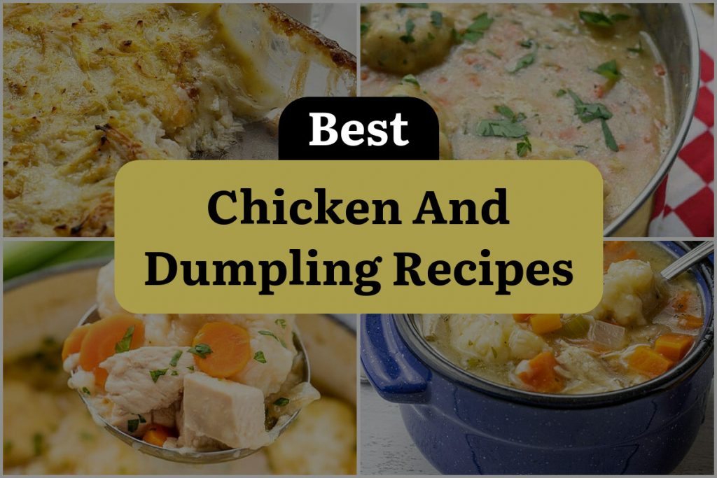 20 Chicken and Dumpling Recipes to Satisfy Your Cravings! | DineWithDrinks