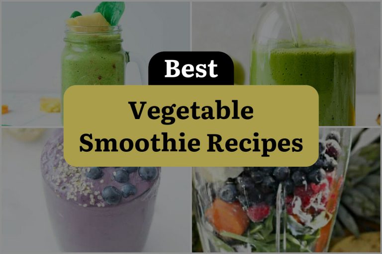 13 Vegetable Smoothie Recipes That Will Rock Your Blender! | DineWithDrinks