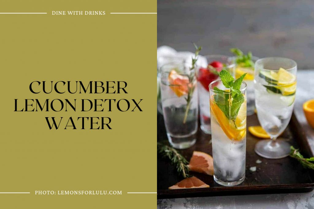 16 Detox Water Recipes to Refresh and Revitalize Your Body | DineWithDrinks