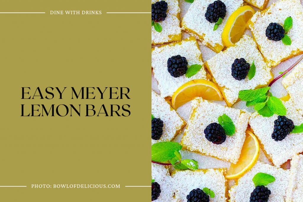 34 Meyer Lemon Recipes That'll Make Your Taste Buds Sing! | DineWithDrinks
