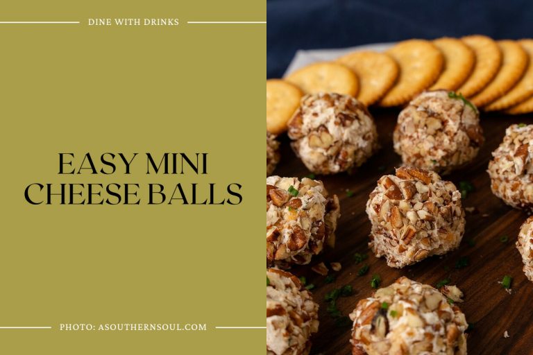 24 Mini Cheese Balls Recipes to Elevate Your Party Game! | DineWithDrinks