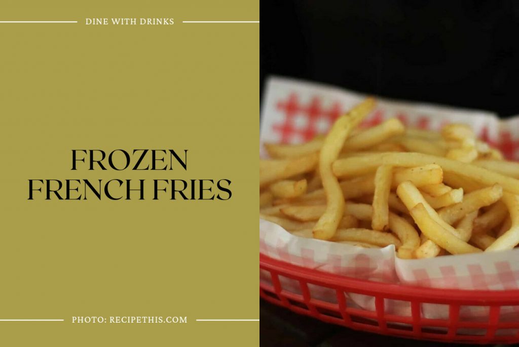 Deep Frying French Fries Frozen