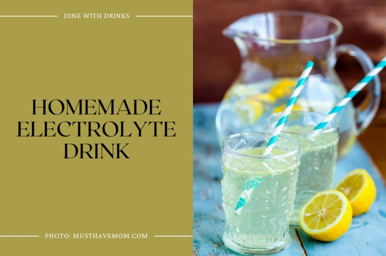 13 Best Homemade Electrolyte Drink Recipes | DineWithDrinks