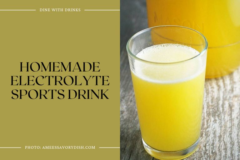 13 Best Homemade Electrolyte Drink Recipes | DineWithDrinks
