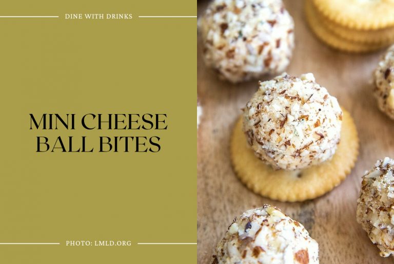 24 Mini Cheese Balls Recipes to Elevate Your Party Game! | DineWithDrinks