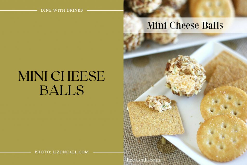 24 Mini Cheese Balls Recipes to Elevate Your Party Game! | DineWithDrinks