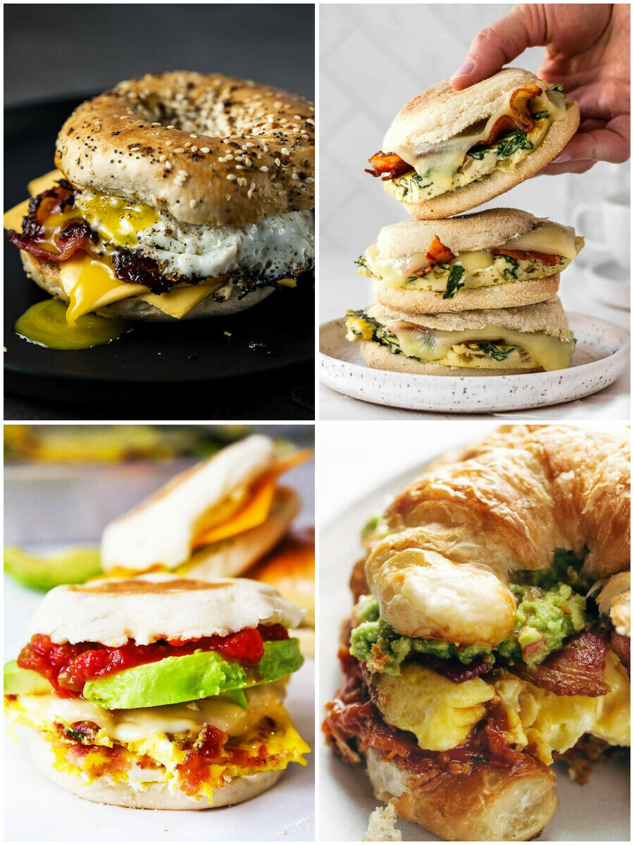 22 Breakfast Sandwich Recipes That Will Leave You Egg-cited!