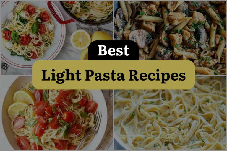24 Light Pasta Recipes that Will Delight Your Taste Buds! | DineWithDrinks