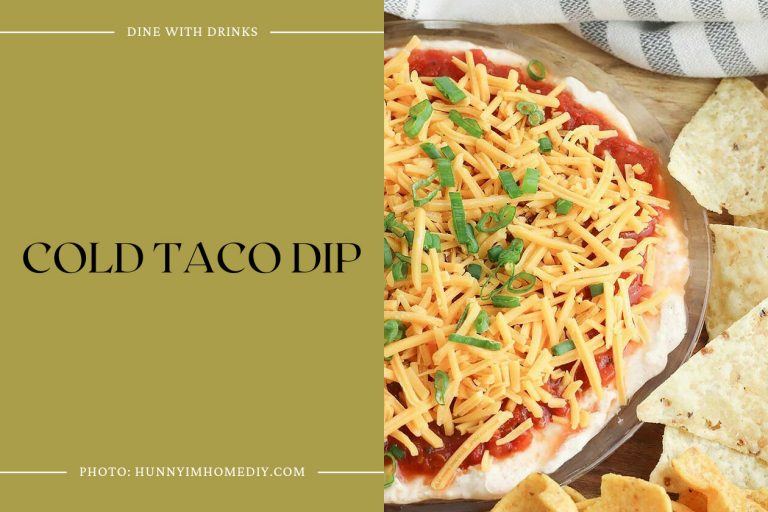 28 Cold Dip Recipes That Will Make Your Taste Buds Dance! | DineWithDrinks