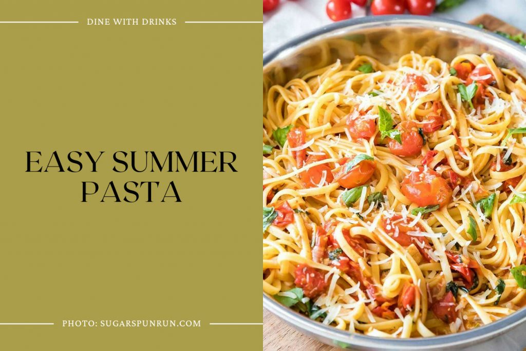 19 Summer Pasta Recipes to Make Your Taste Buds Dance | DineWithDrinks