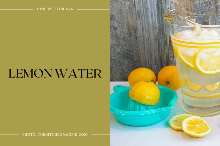 22 Lemon Water Recipes: Sip, Squeeze, and Refresh | DineWithDrinks